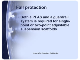 Scaffold Safety Part 1 | PPT