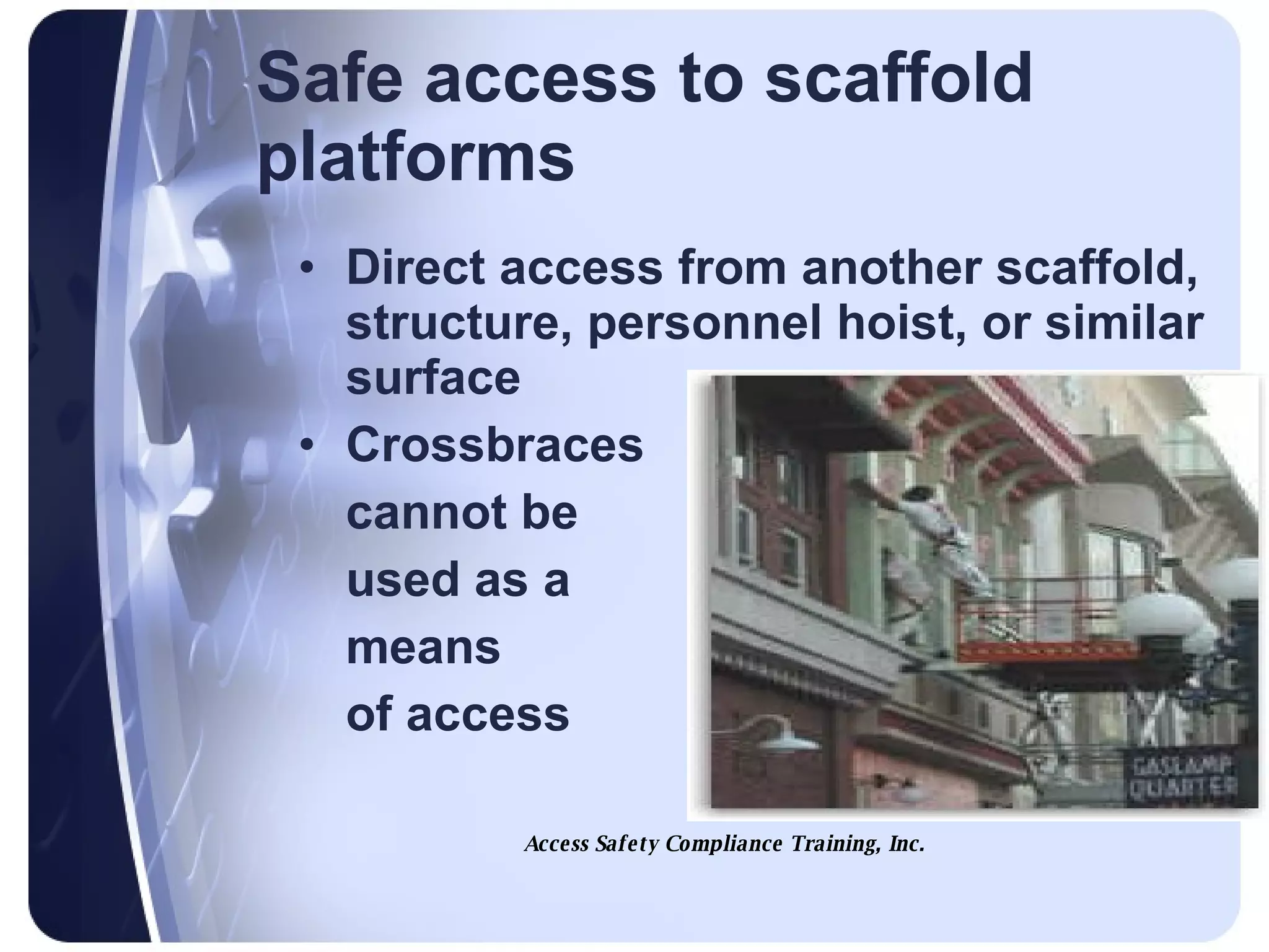 Scaffold Safety Part 2 | PPT