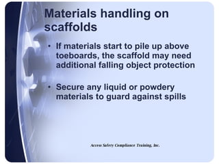 Scaffold Safety Part 2 | PPT