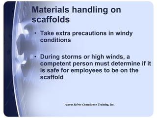 Scaffold Safety Part 2 | PPT