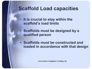 Scaffold Safety Part 2 | PPT