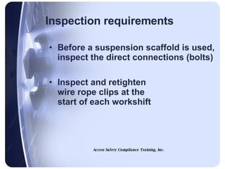 Scaffold Safety Part 2 | PPT