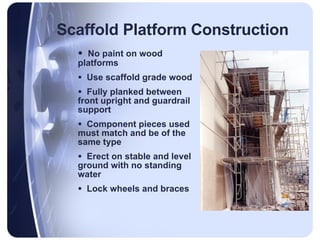 Scaffold Safety Part 2 | PPT