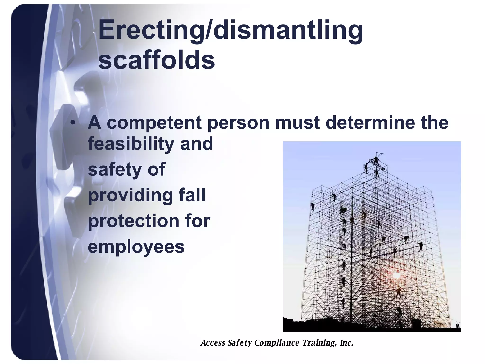 Scaffold Safety Part 3 | PPT