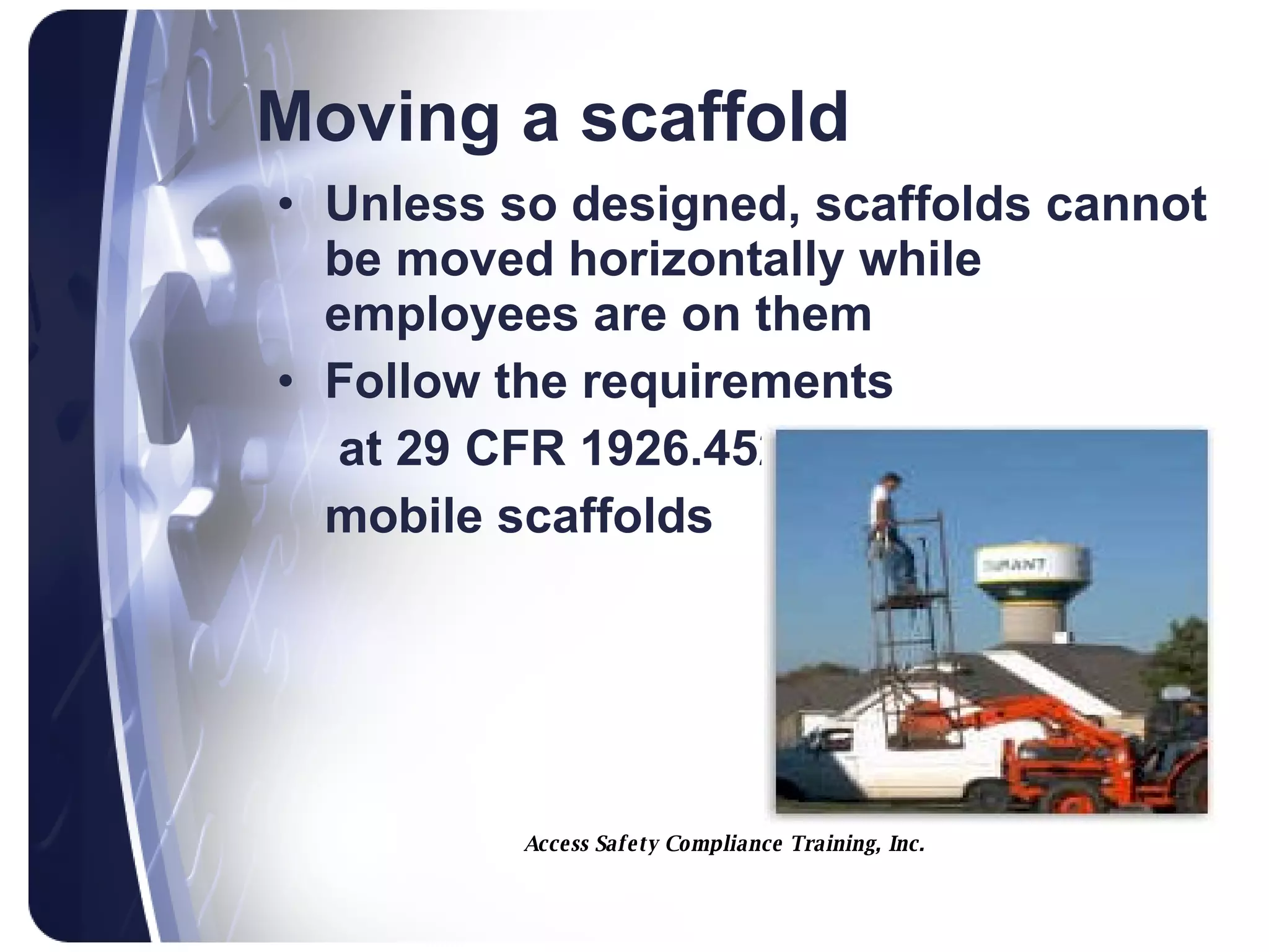 Scaffold Safety Part 3 | PPT