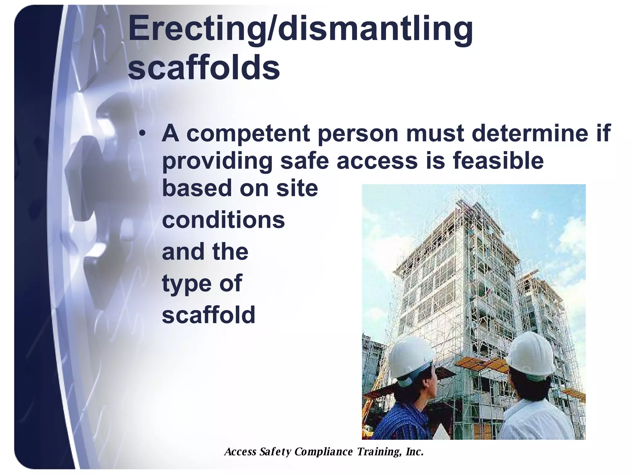 Scaffold Safety Part 3 | PPT