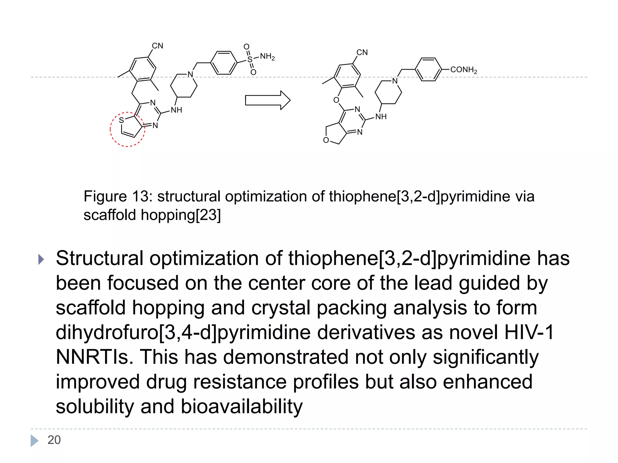 Scaffold hopping in drug development ppt | PPTX