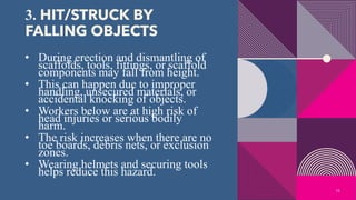 scaffolding erection and dismantling process | PDF