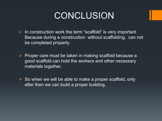 Scaffolding | PPTX