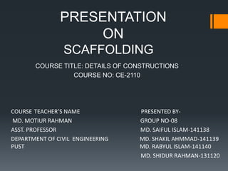 Scaffolding | PPTX