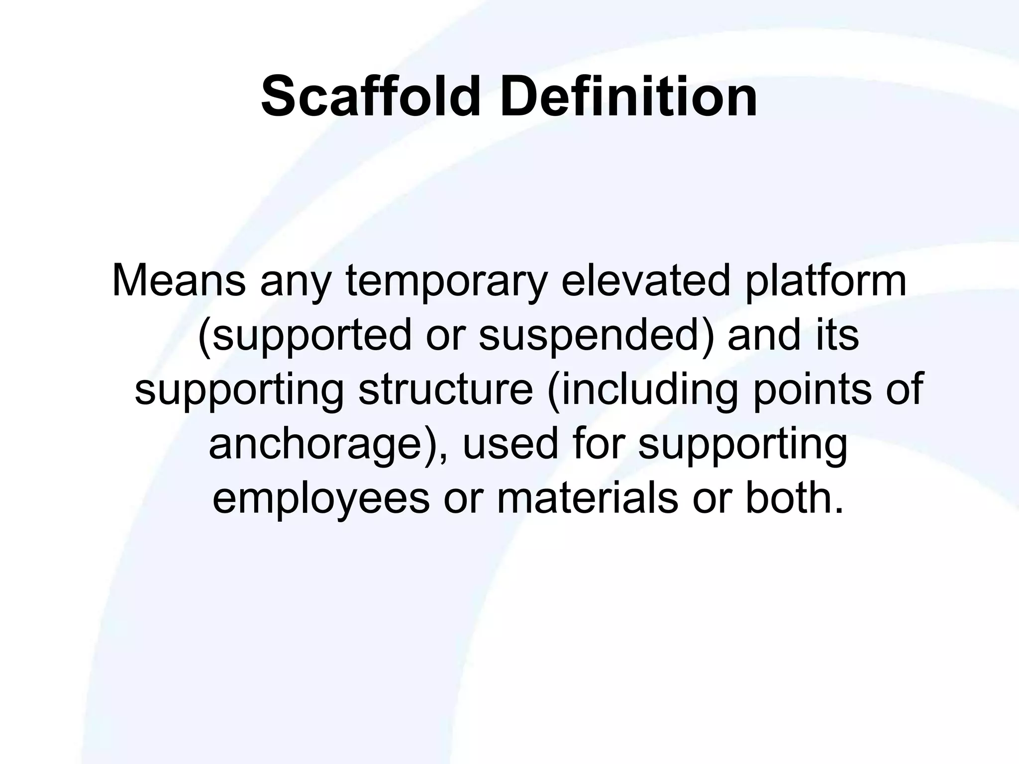 Scaffolding | PPT