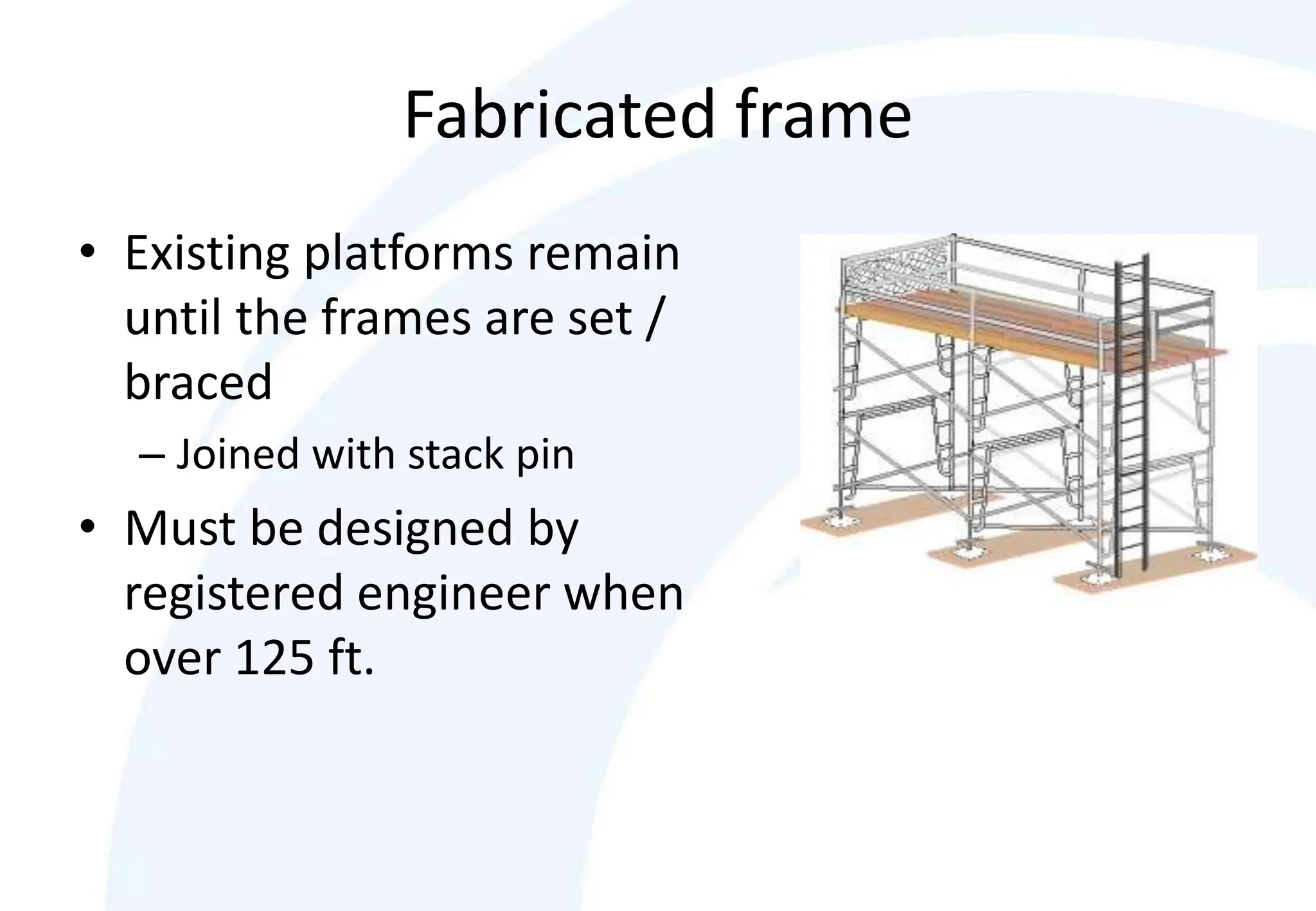 Scaffolding safety procedures and its types | PPT
