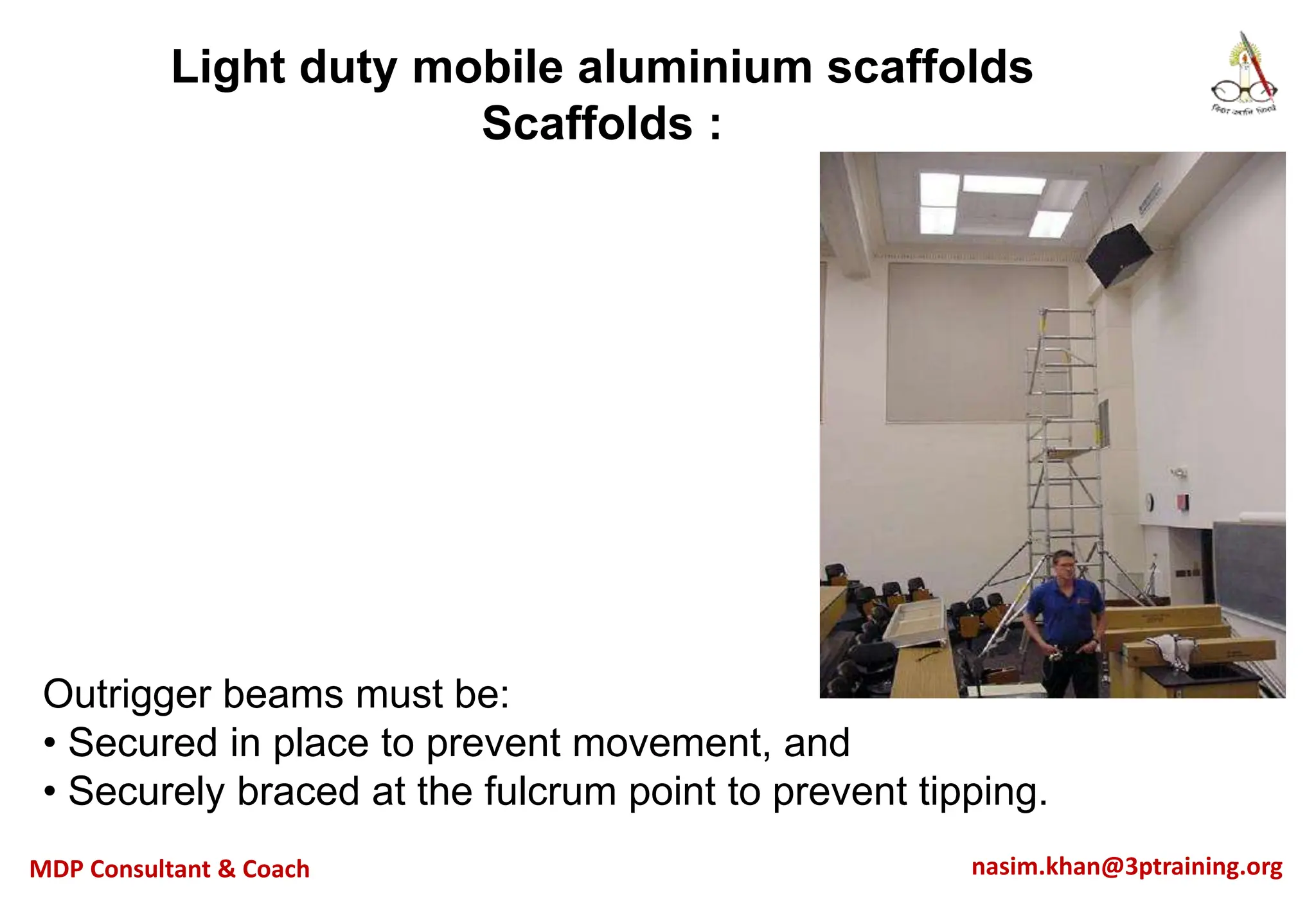 Scaffolding safety procedures and its types | PPT