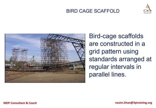 Scaffolding safety procedures and its types | PPT