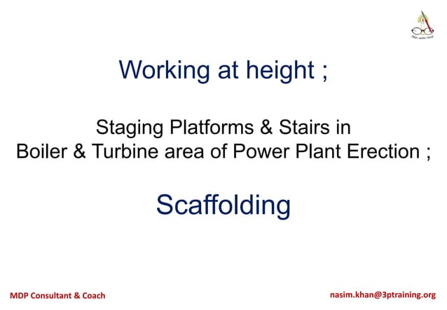 Scaffolding safety procedures and its types | PPT