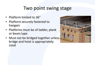 Scaffolding safety procedures and its types | PPT