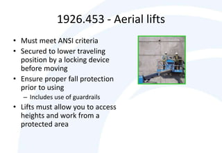 Scaffolding safety procedures and its types | PPT