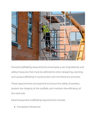 Scaffolding- Everything You Need to Know | PDF
