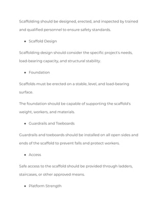 Scaffolding- Everything You Need to Know | PDF