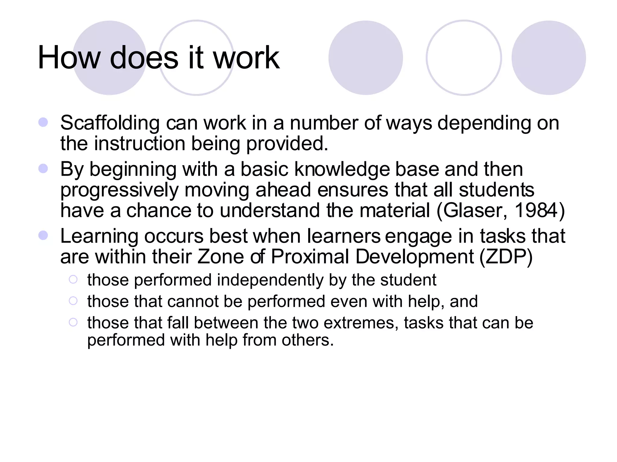 Scaffolding Power Point | PPT