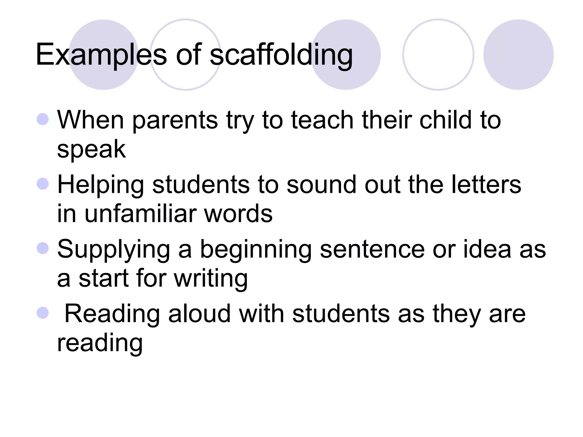 Scaffolding Power Point | PPT