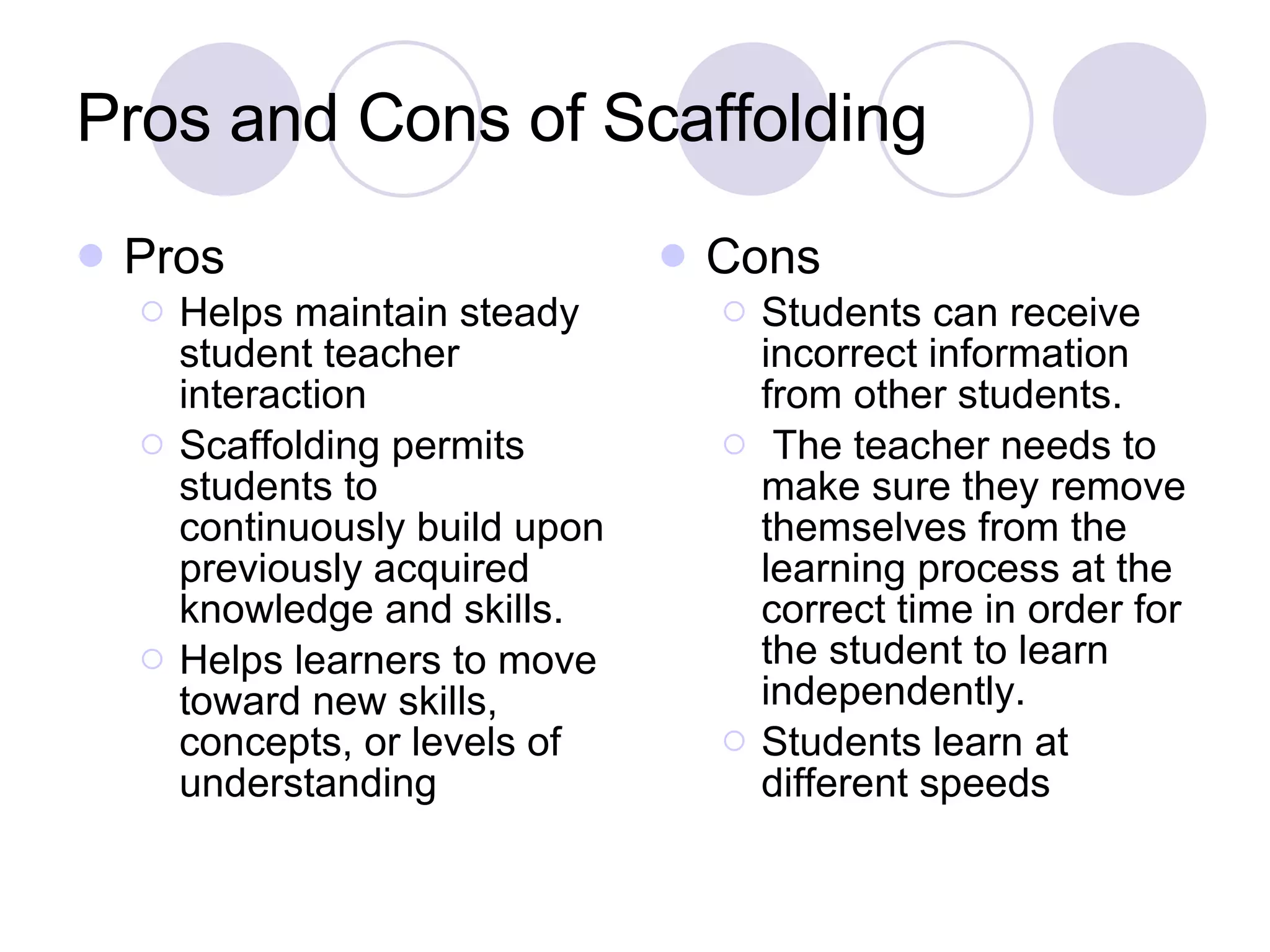 Scaffolding Power Point | PPT