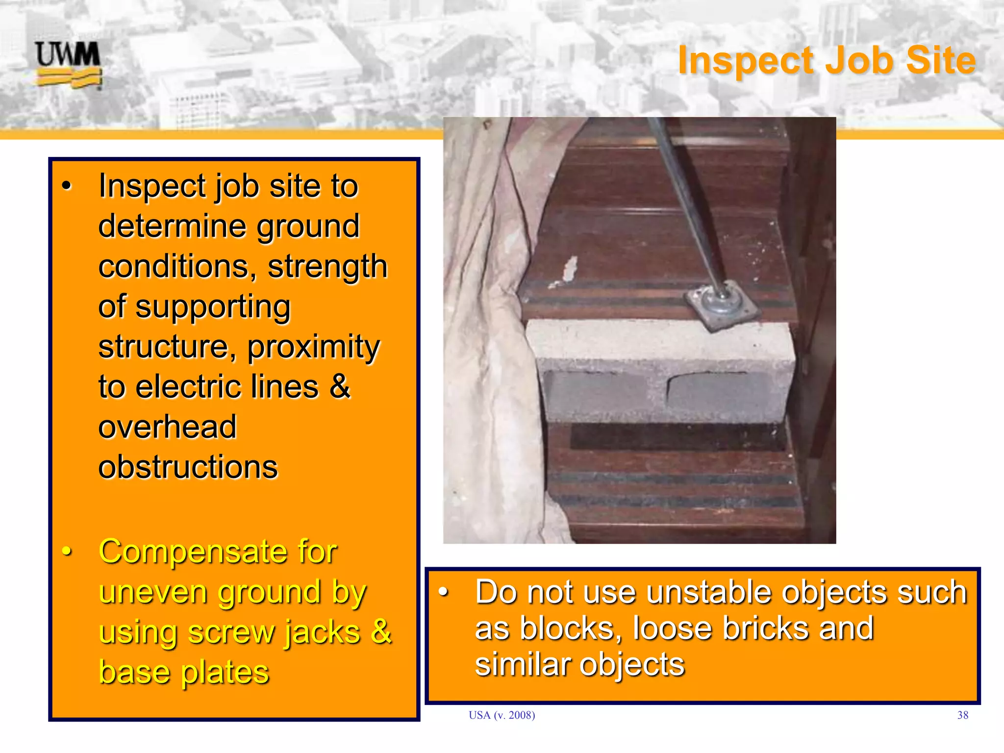 Scaffolding training-presentation | PPT