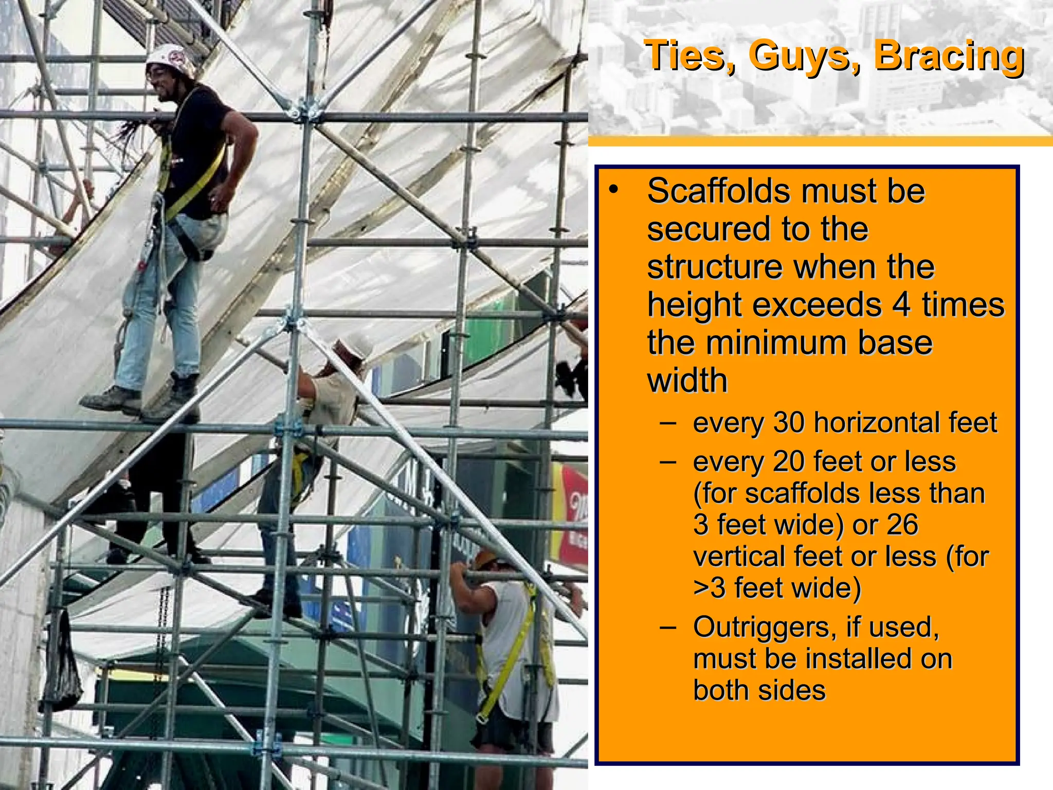 scaffolding traing safetyslides for safe workplace and accident free ...