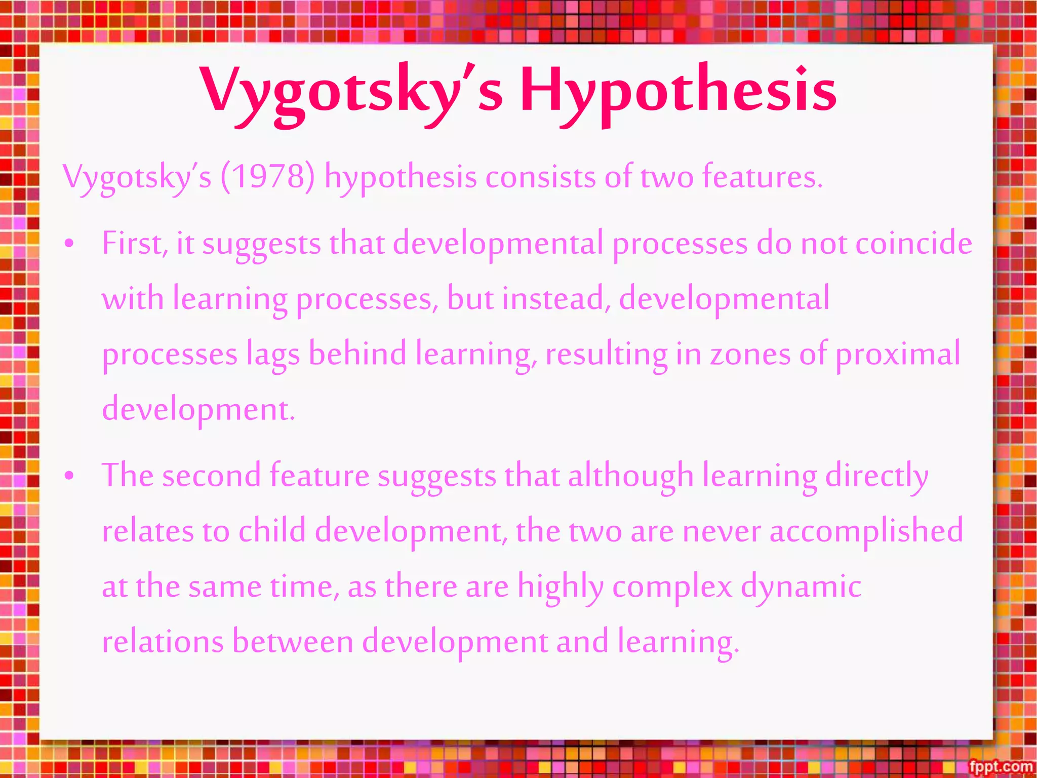Scaffolding and zone of proximal development | PPTX