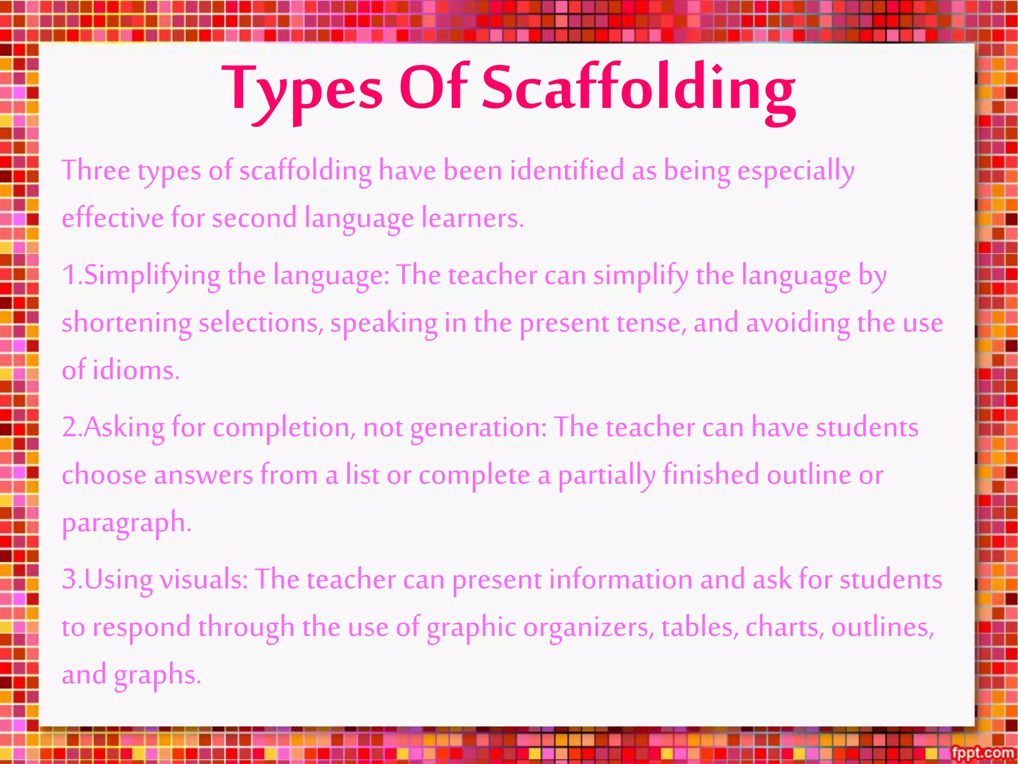 Scaffolding and zone of proximal development | PPTX