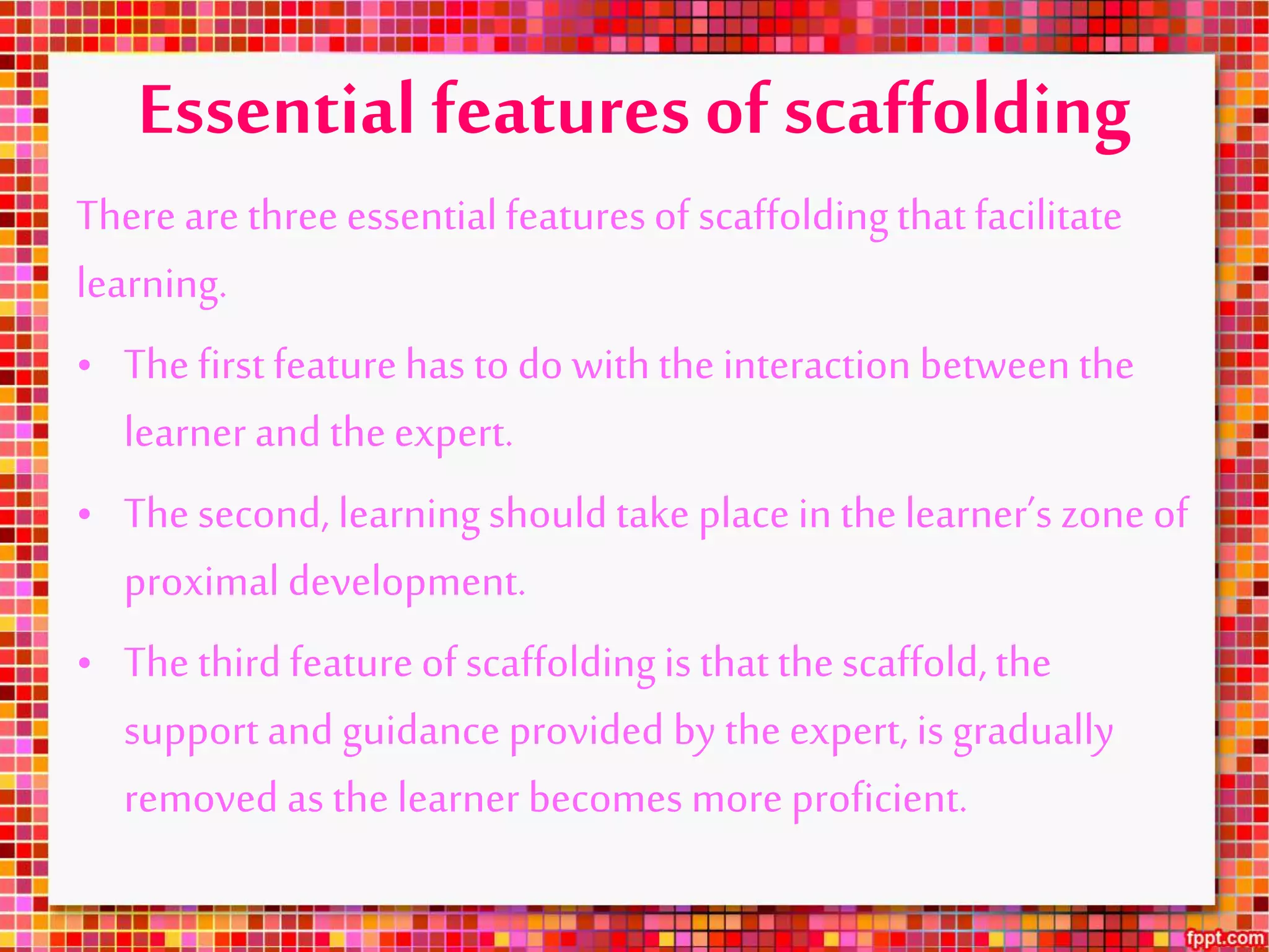 Scaffolding and zone of proximal development | PPTX