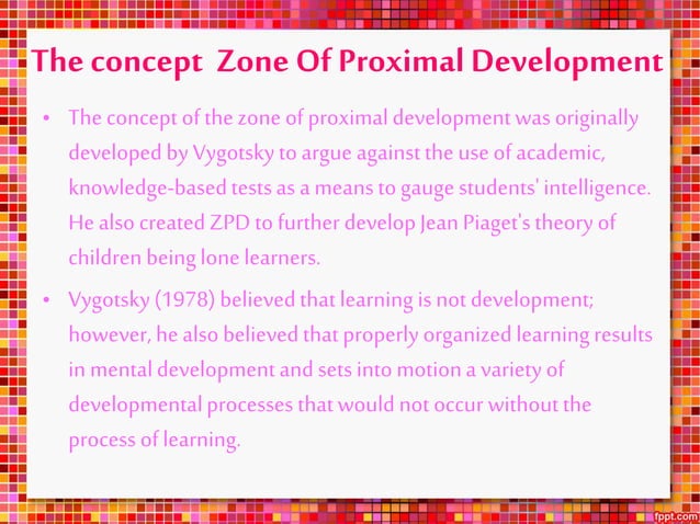 Scaffolding and zone of proximal development | PPTX | Daycare and Pre ...