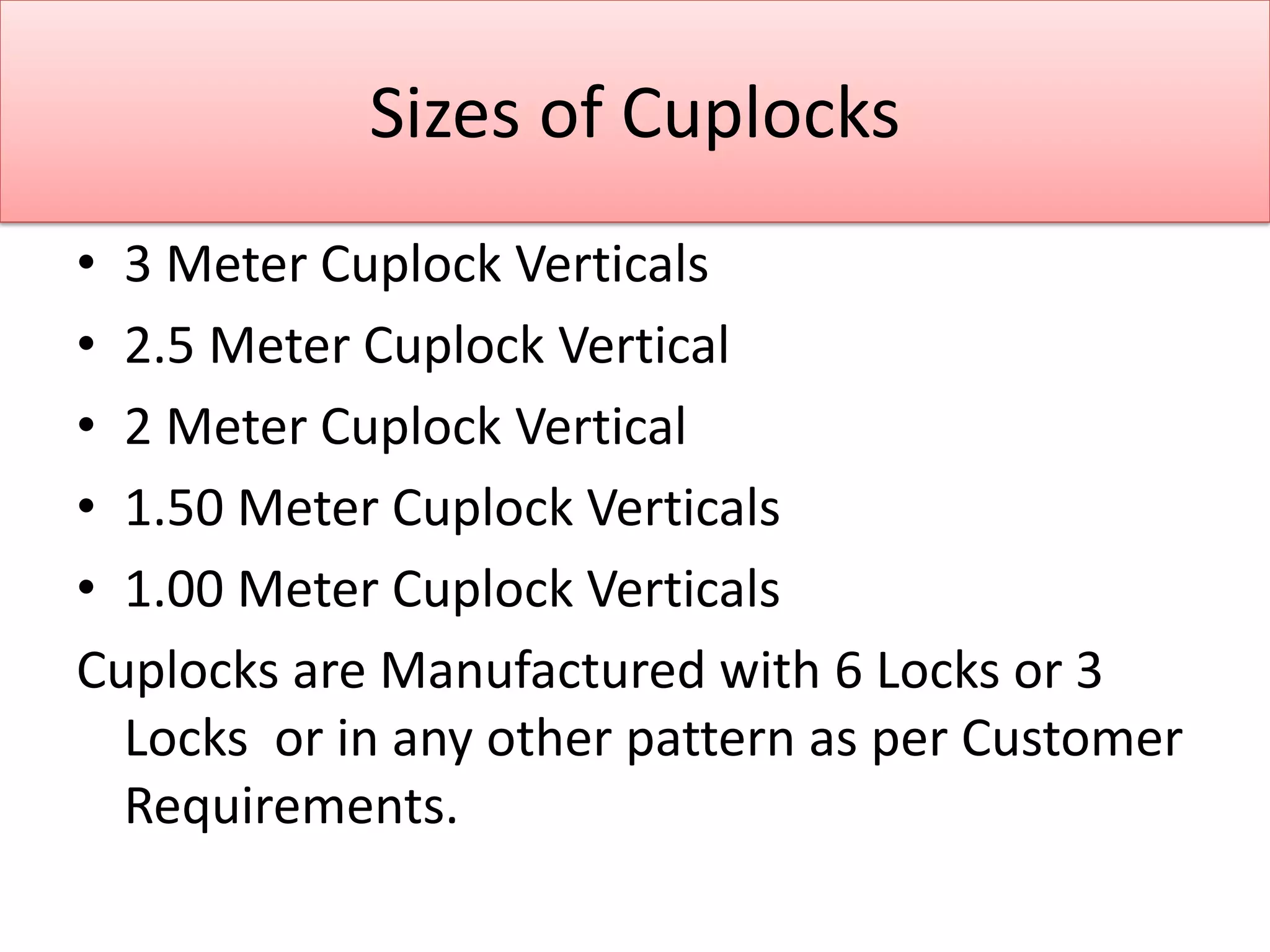 Scaffolding cuplock standards manufacturers | PDF