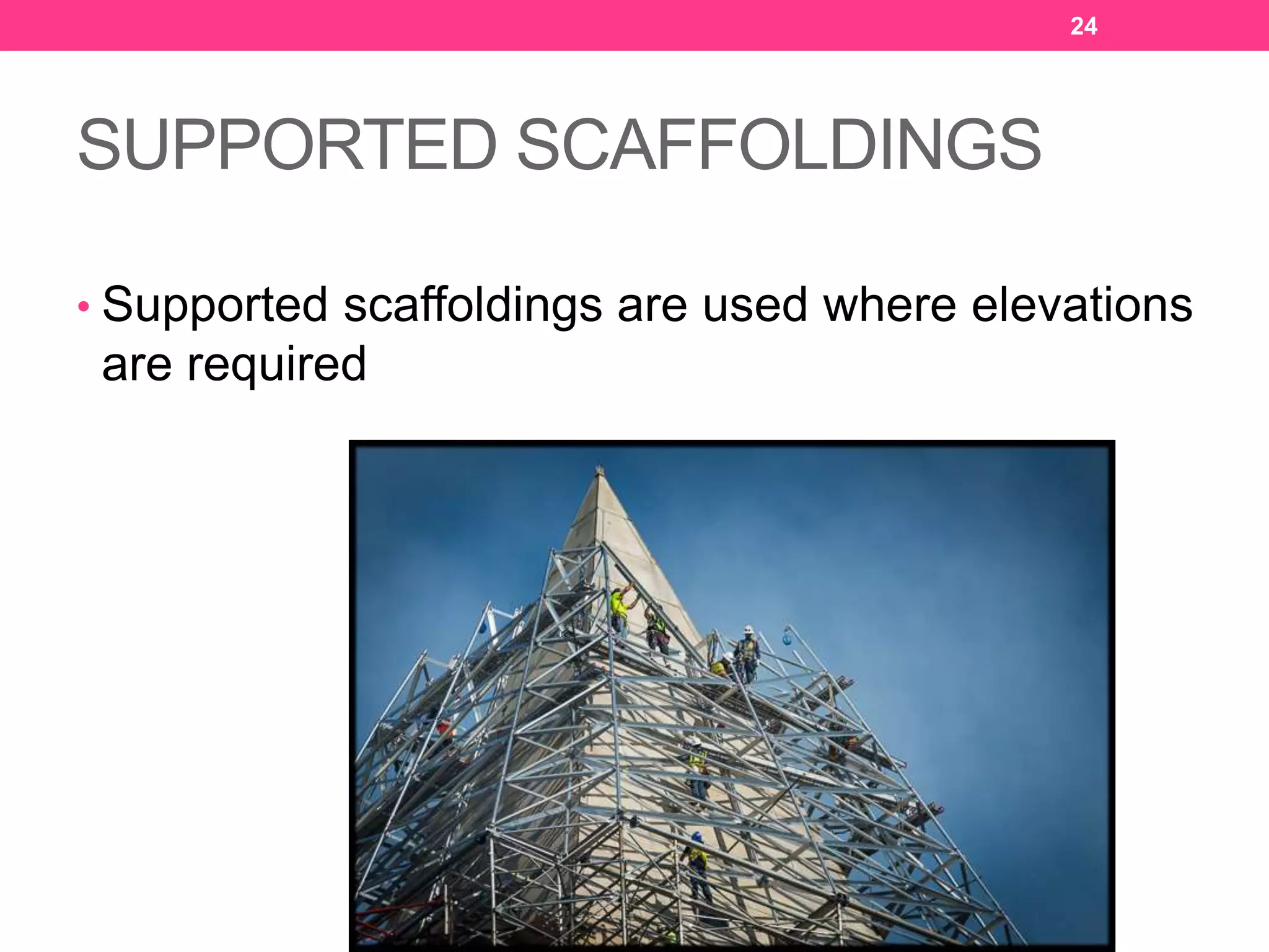 Scaffolding and formwork ppt | PPTX