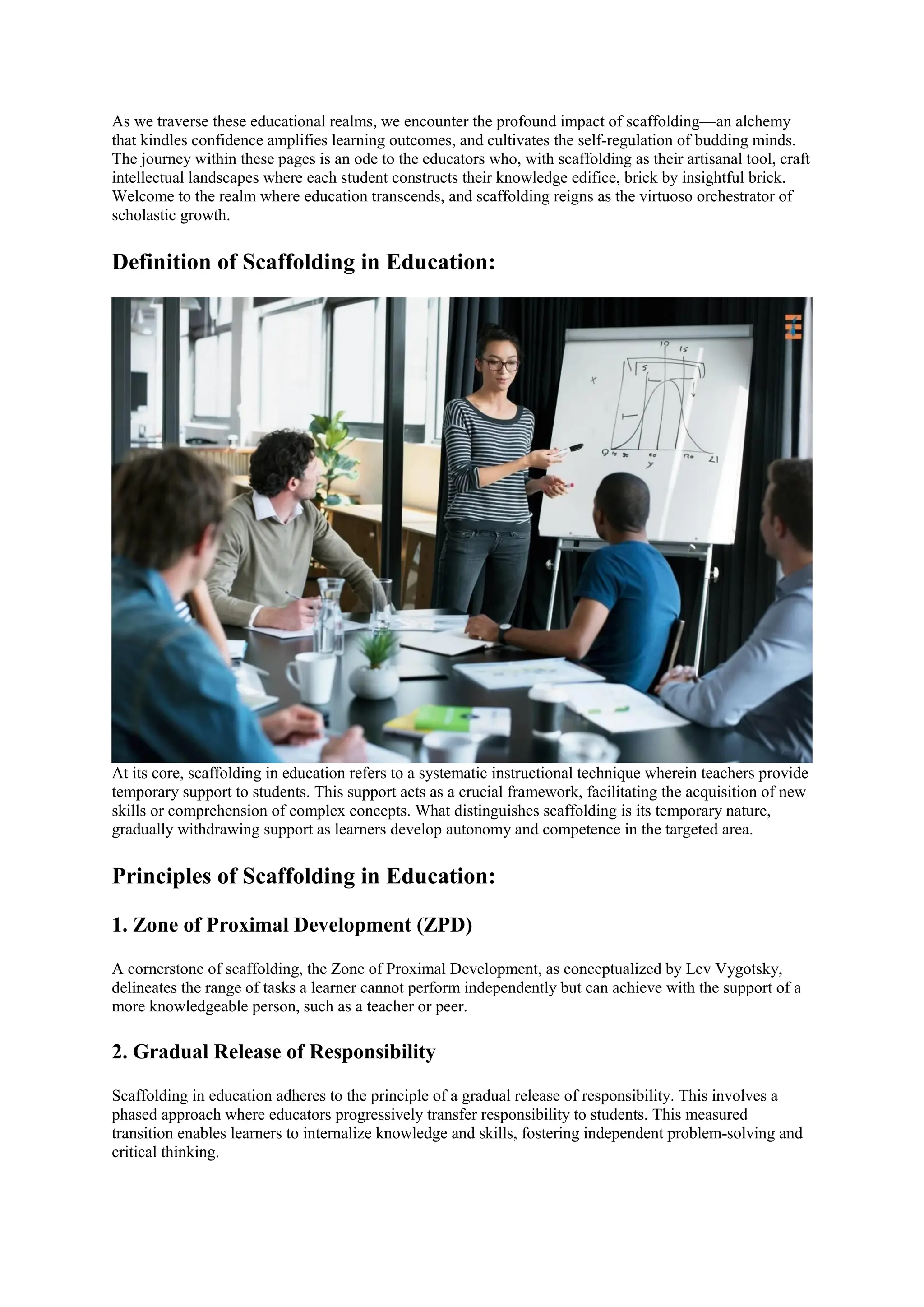 Scaffolding In Education: Meaning, Definition, Strategies, Principles ...