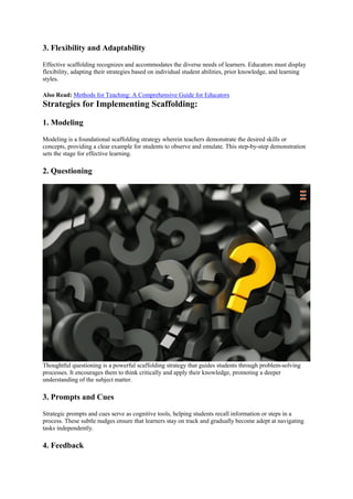Scaffolding In Education: Meaning, Definition, Strategies, Principles ...
