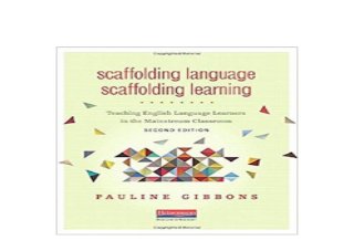 textbook_$ library Scaffolding Language Scaffolding Learning Second ...