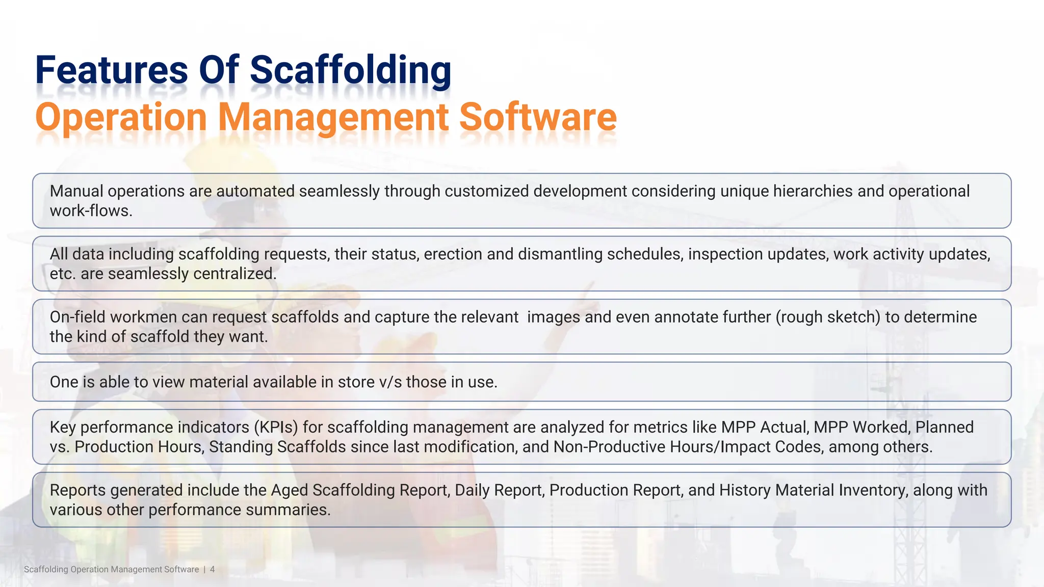 Scaffolding Operation Management Software | PDF | Computer Software and Applications | Computing