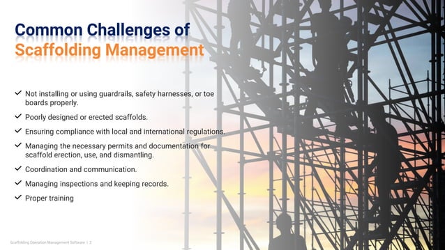 Scaffolding Operation Management Software | PDF | Computer Software and Applications | Computing