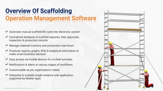 Scaffolding Operation Management Software | PDF | Computer Software and Applications | Computing