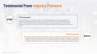 Scaffolding Operation Management Software | PDF | Computer Software and Applications | Computing