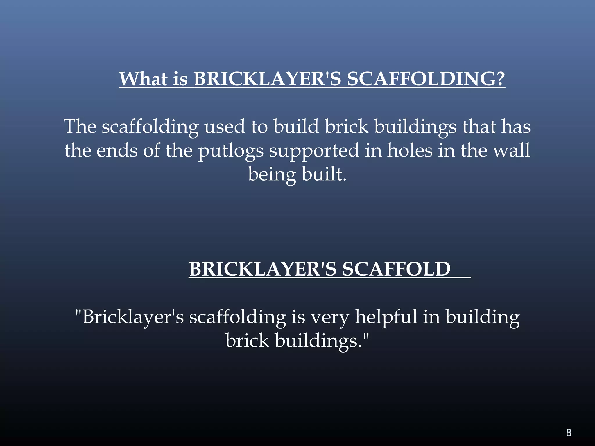 Scaffolding | PPT