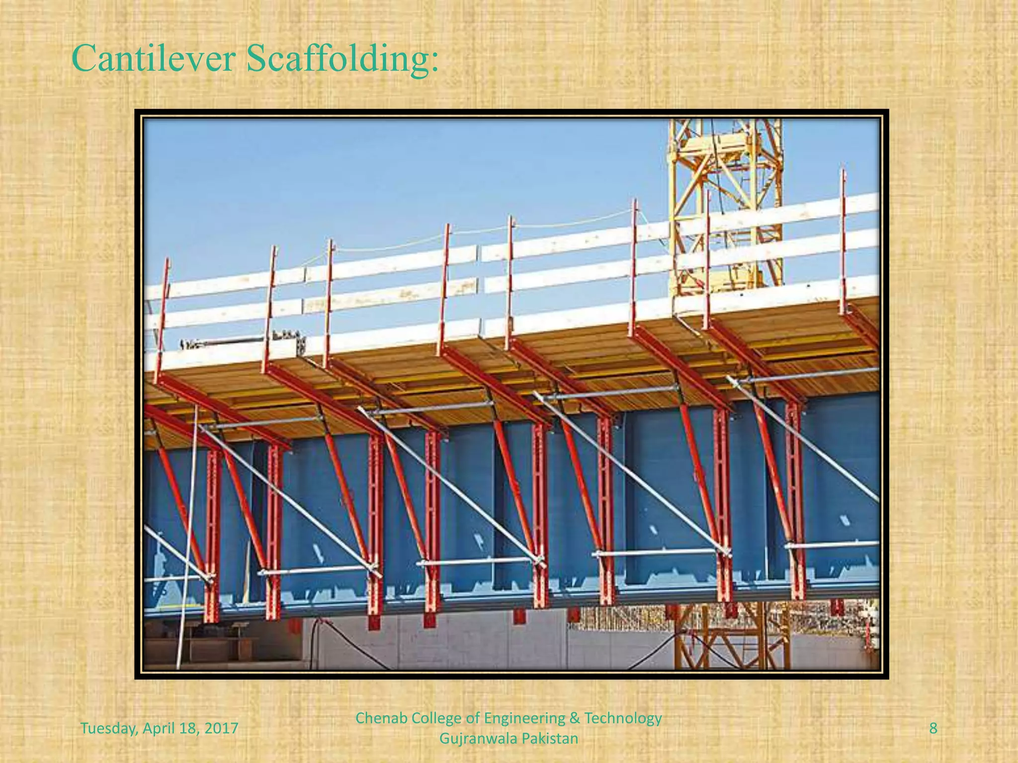 Scaffolding & Its Hazards (Civil Engineering) | PPTX