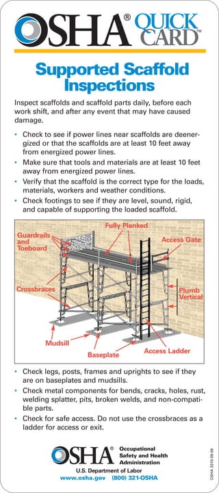 Scaffolding quicktips | PDF
