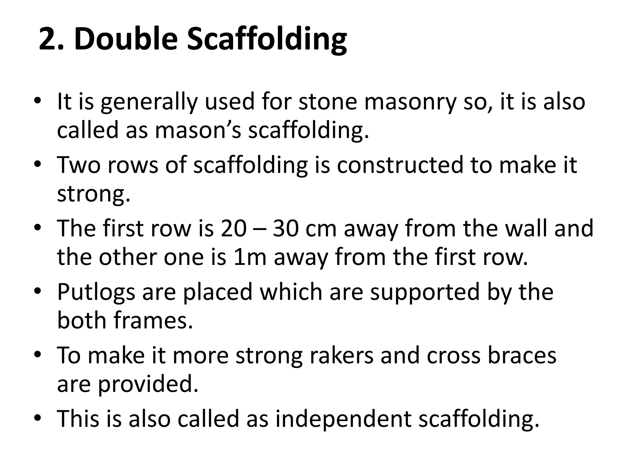 Scaffoldings | PPTX