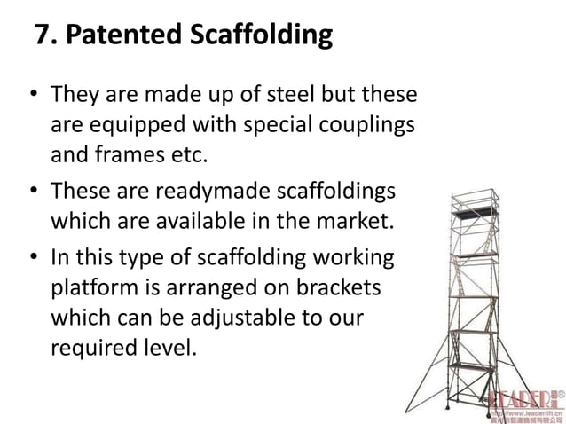Scaffoldings | PPTX