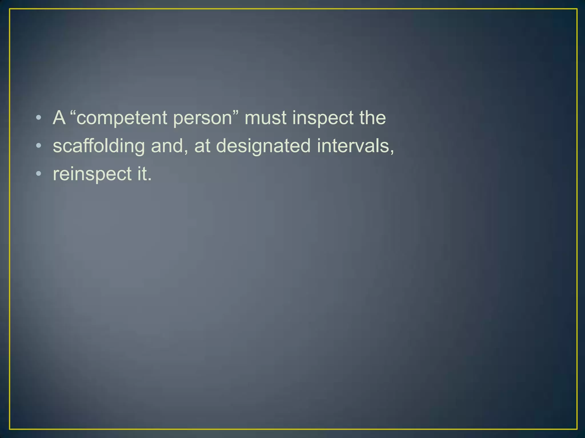 Scaffolding safety | PPTX