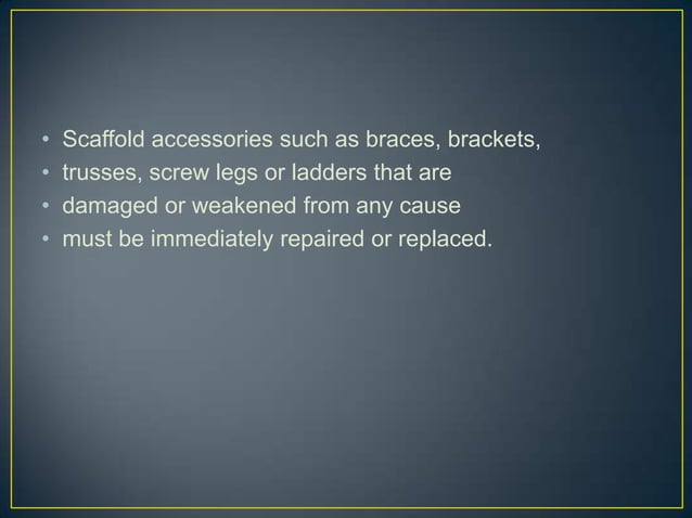 Scaffolding safety | PPT