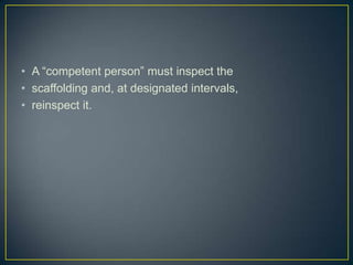 Scaffolding safety | PPT