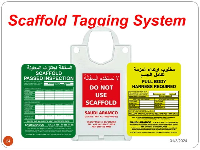 CE153-COSH-SCAFFOLDING SAFETY-Engg Dept.pptx | Off-Road Vehicles | Auto ...